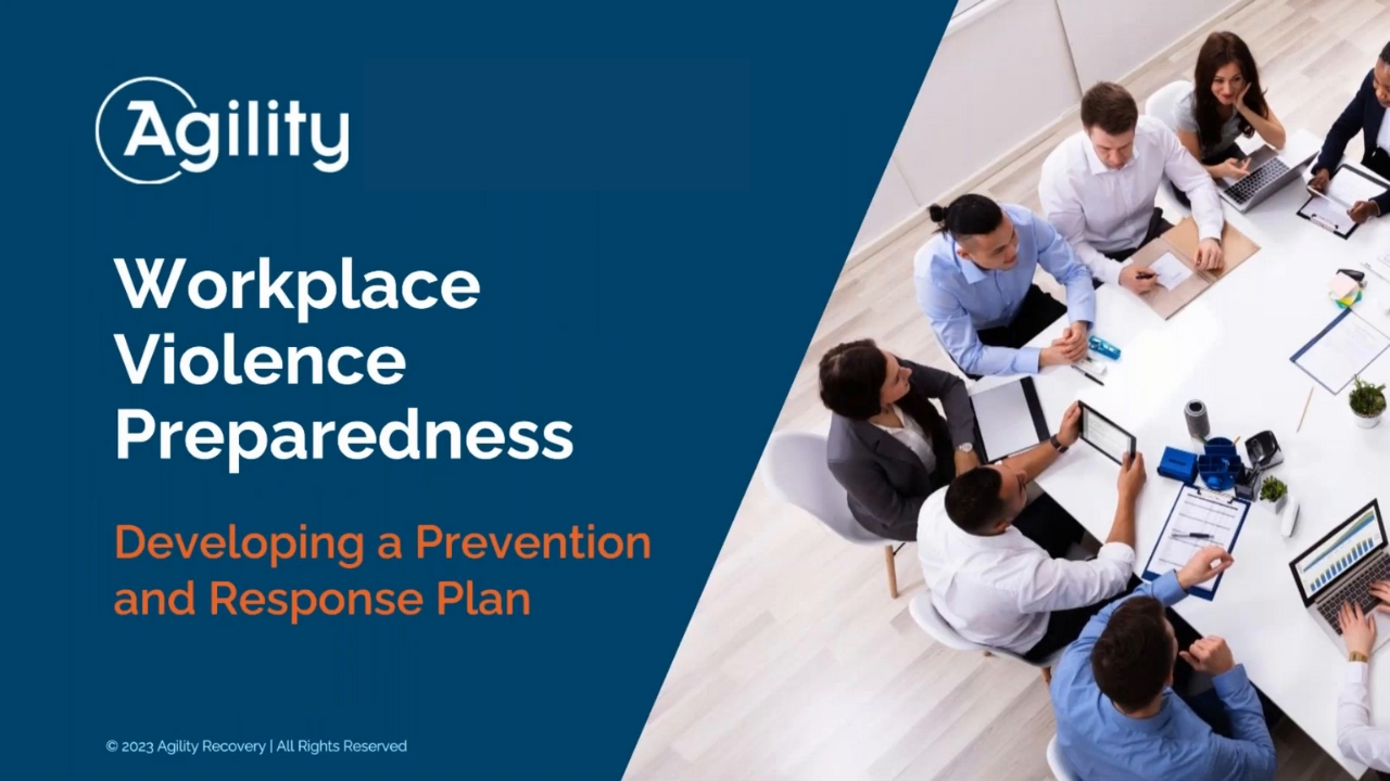 Implementing a Workplace Violence Prevention Plan | Agility Recovery