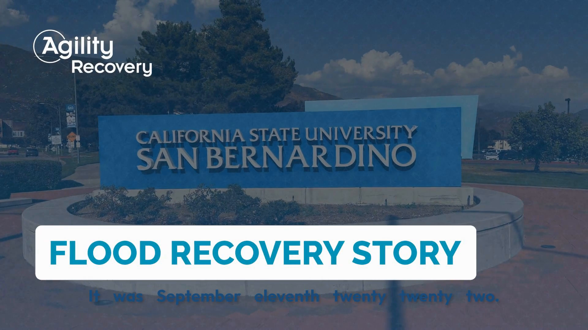 Cal State San Bernardino’s Rapid Flood Recovery Response